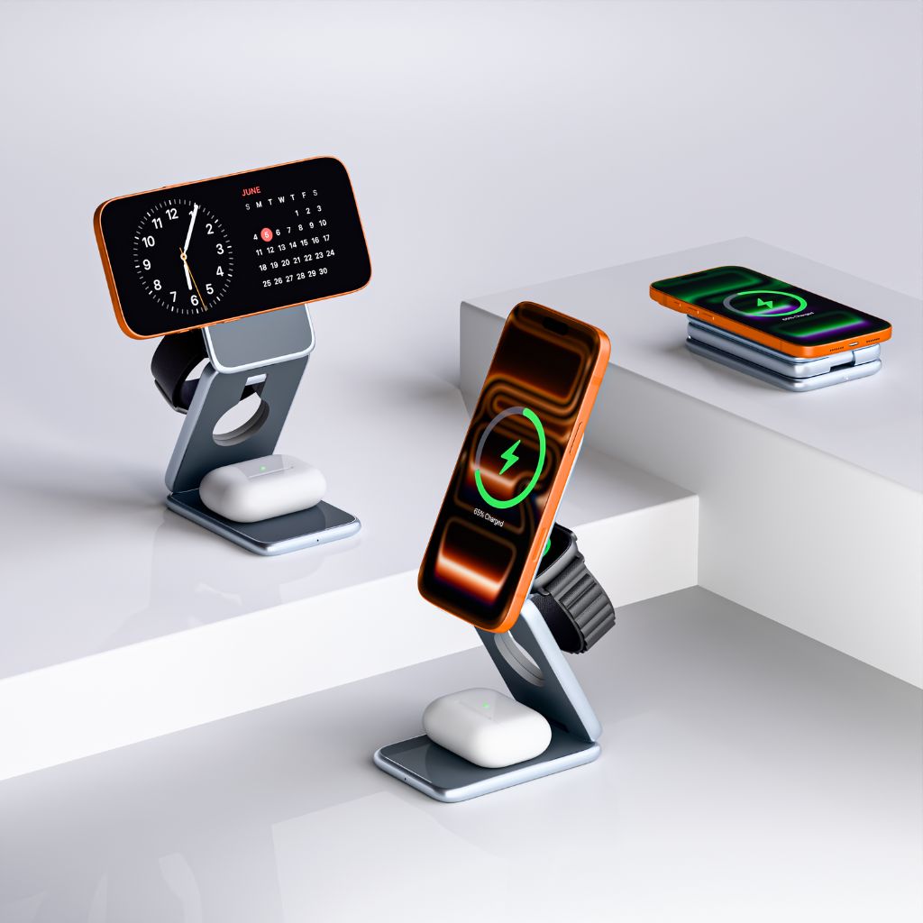 3 in 1 Wireless Charger | Best Wireless Charger for iPhone | Evolved ...