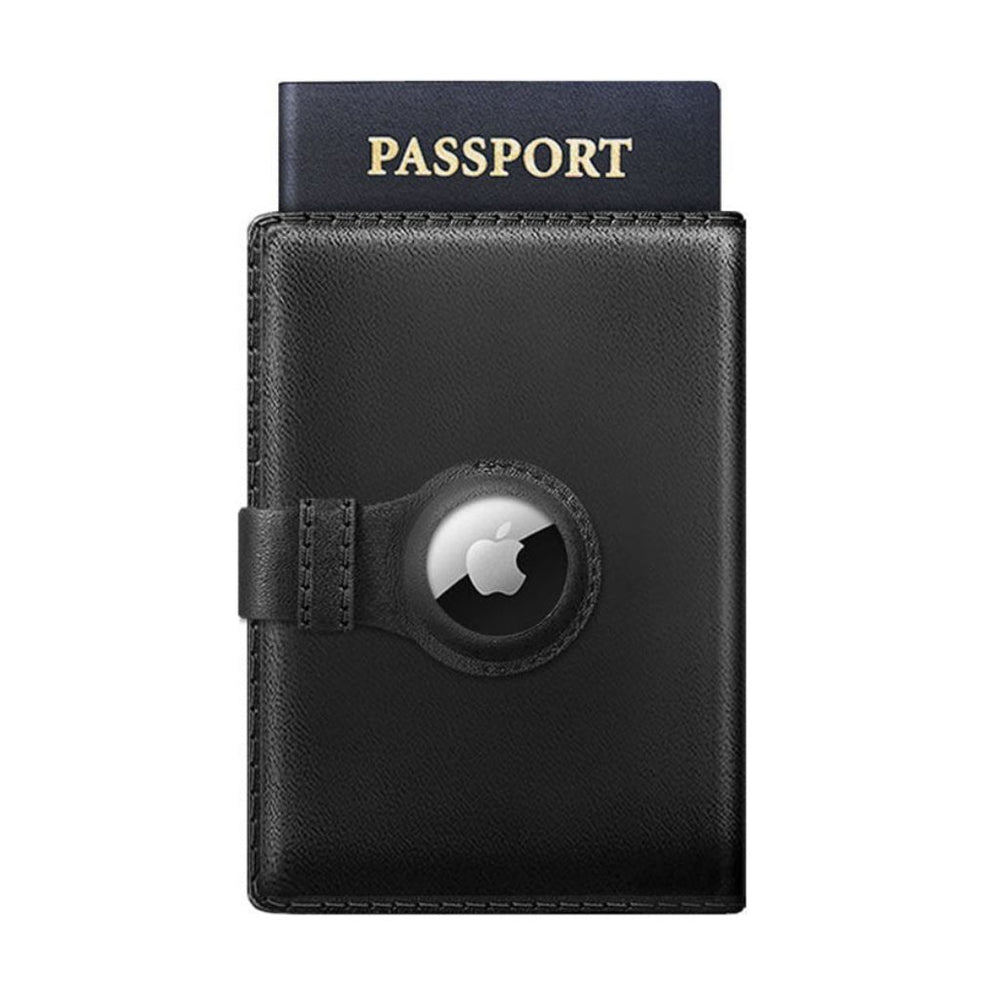 AirTag Passport Wallet, Secure Travel Companion with RFID Protection