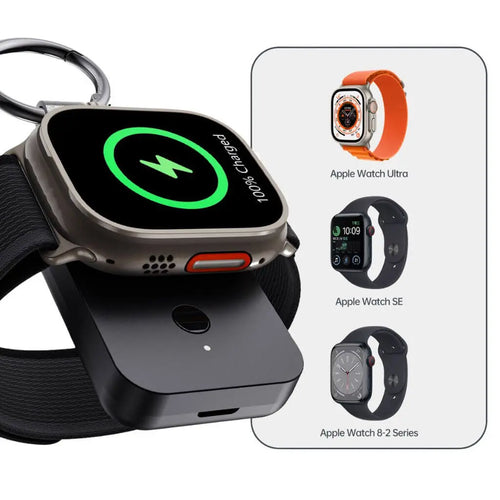 Portable Apple Watch Charger | Travel Power Bank for Apple Watch
