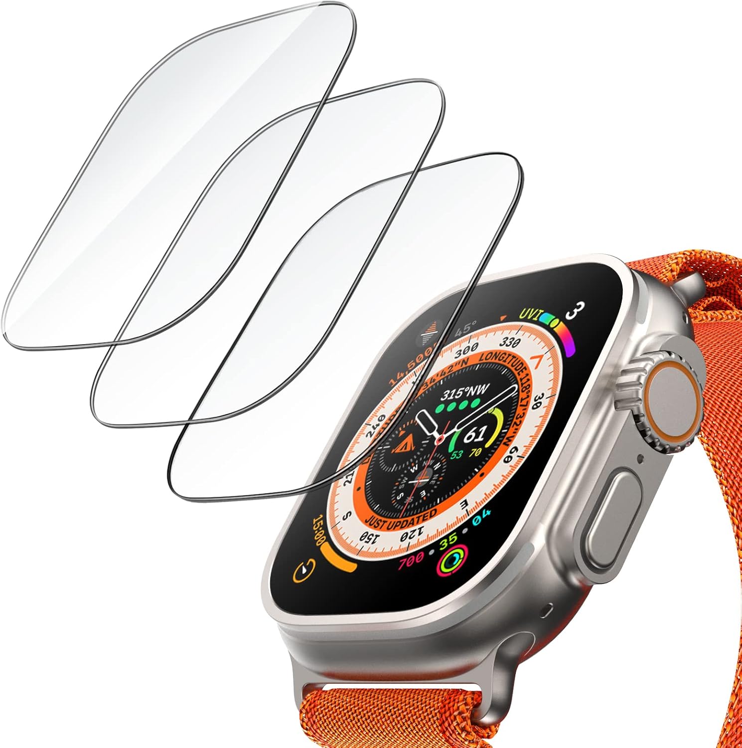 Apple Watch Tempered Glass Screen Protector | Scratch-Resistant