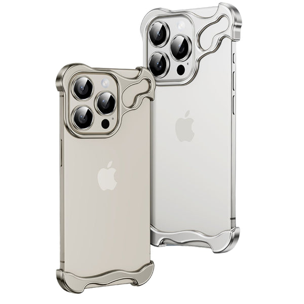 Minimal Metal Case for Apple iPhone, Slim, Lightweight, and Bumper Design