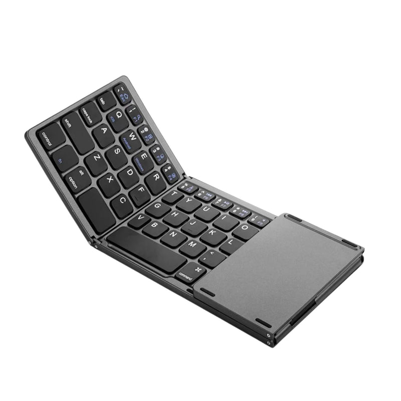 Mini Portable Folding Keyboard with Bluetooth for iPhone, iPad, Mac ...
