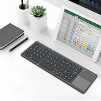 Mini Portable Folding Keyboard with Bluetooth for iPhone, iPad, Mac ...