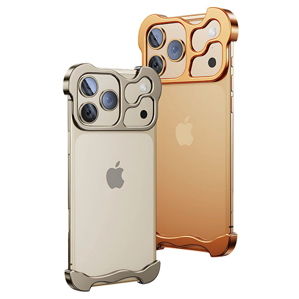 Minimal Metal Case for Apple iPhone, Slim, Lightweight, and Bumper Design
