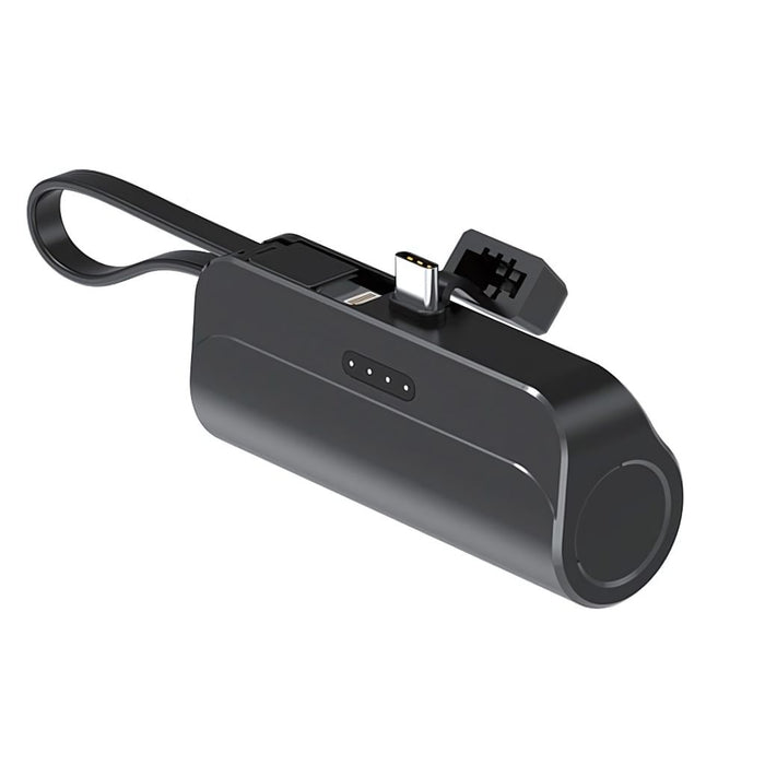 Mini Portable Charger | Compact Power Bank with Lightning & USB-C Ports