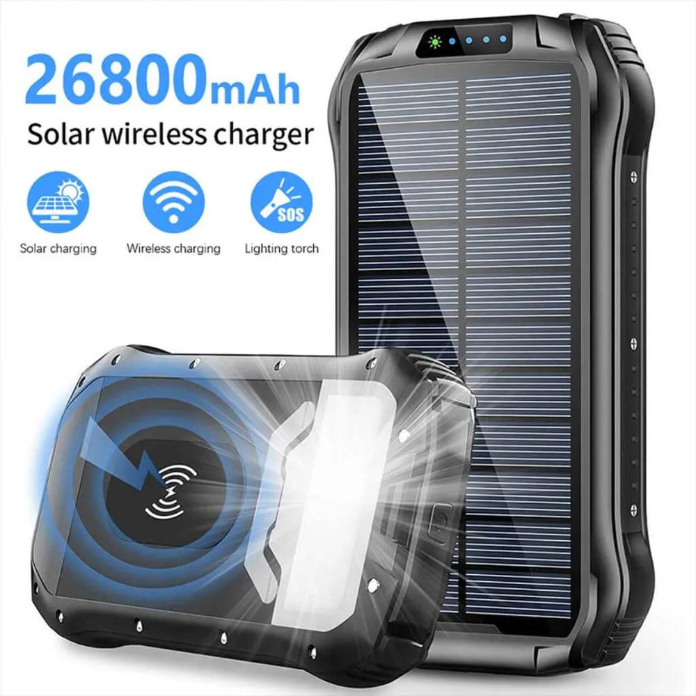 Portable Solar Power Bank 268000 mAh 26W | Best Camping Solar Battery ...