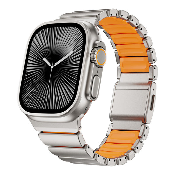 Titanium Sport Apple Watch Band | Durable Rubber Strap for Ultra