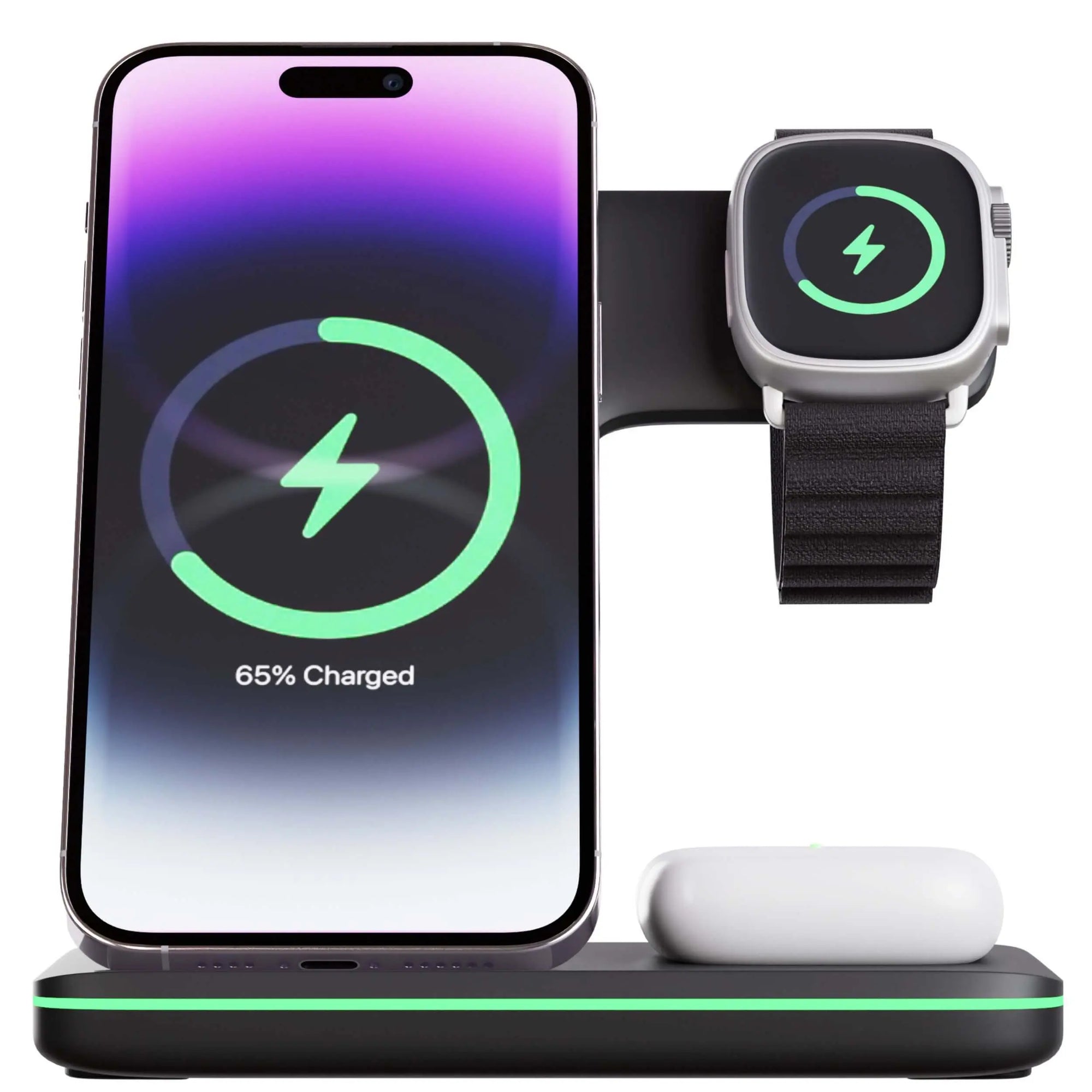 3 in 1 Wireless Charger | Apple Charging Station for iPhone, Apple ...